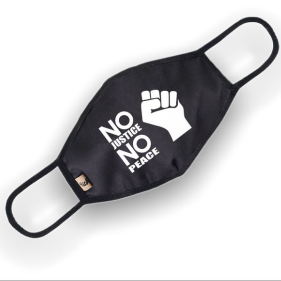 lovenushuz | Accessories | Most Requested Graphic Print Blm Black Face ...